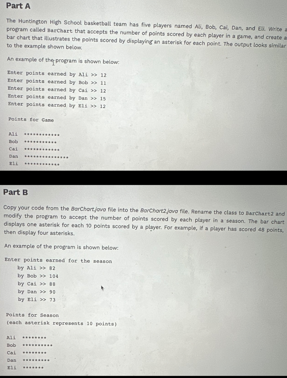 Solved Please this question is into two parts Thank youPart | Chegg.com