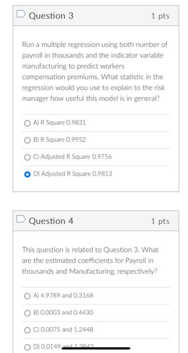 Solved Run a multiple regression using both number of | Chegg.com