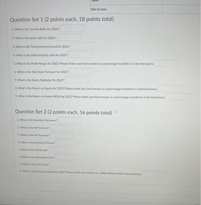 Solved Question Set 1 ( 2 points each, 18 points total) 1. | Chegg.com
