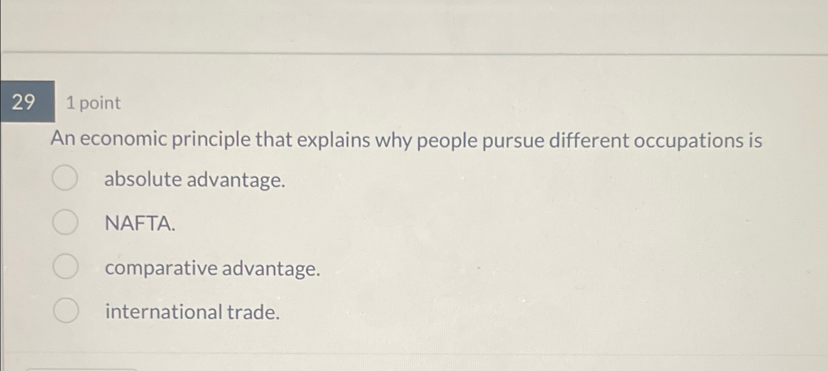 Solved 291 ﻿pointAn economic principle that explains why | Chegg.com