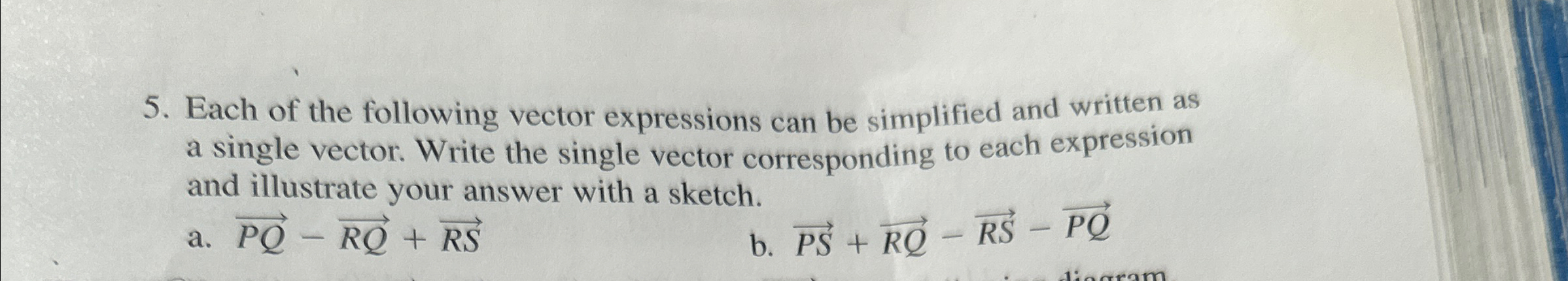 Solved Each of the following vector expressions can be | Chegg.com