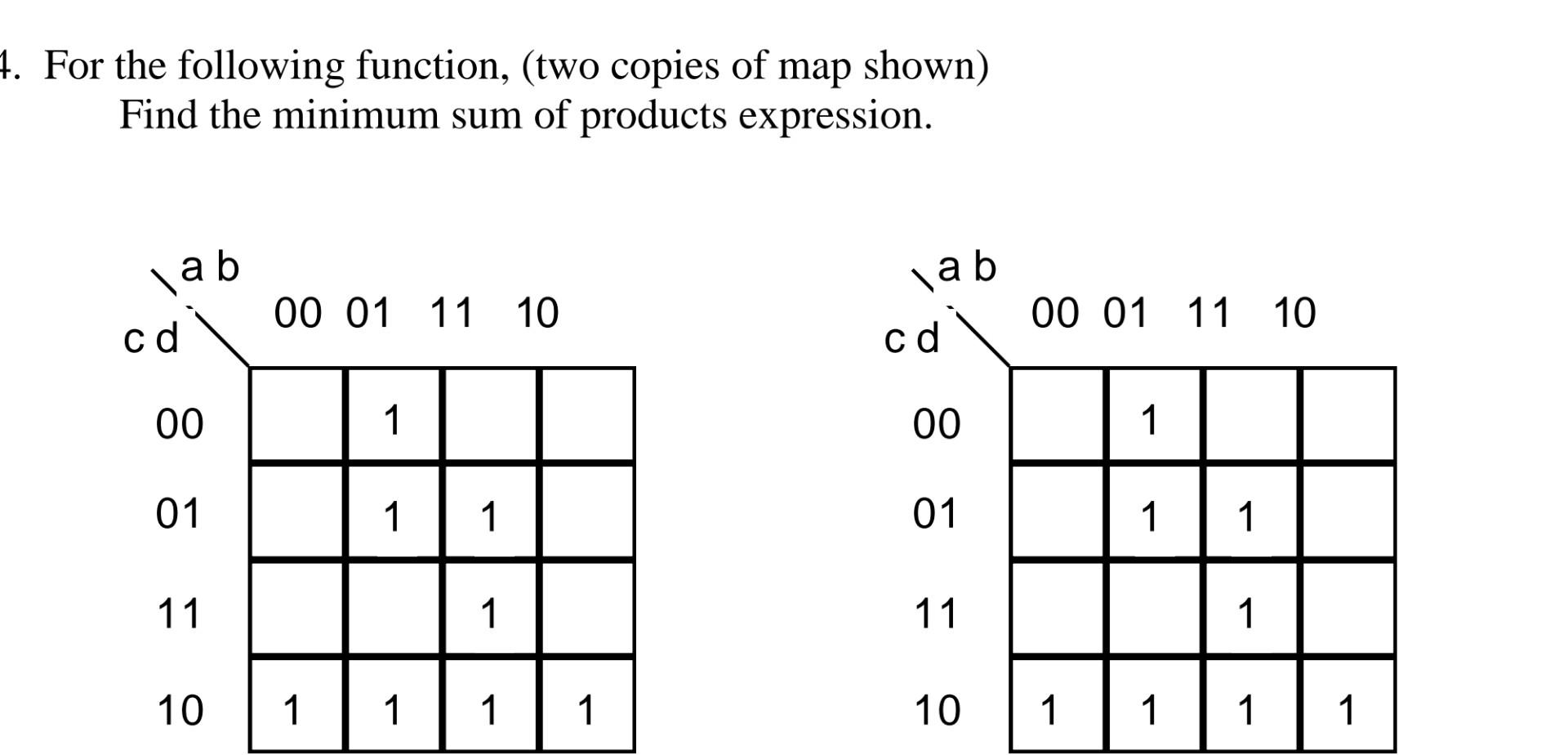 Solved For the following function, (two copies of map shown) | Chegg.com