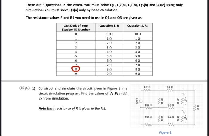 Solved There are 3 questions in the exam. You must solve Q1, | Chegg.com