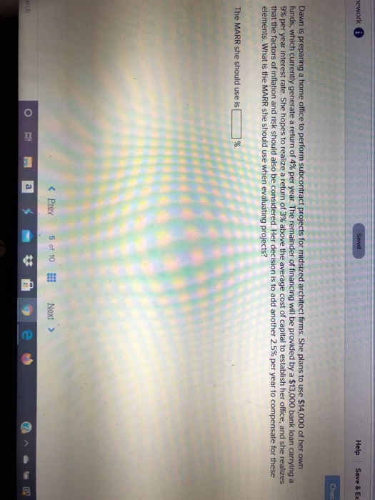 Solved mework Saved Help Save & EX Chec Dawn is preparing a | Chegg.com Solved mework Saved Help Save & EX Chec Dawn is preparing a | Chegg.com