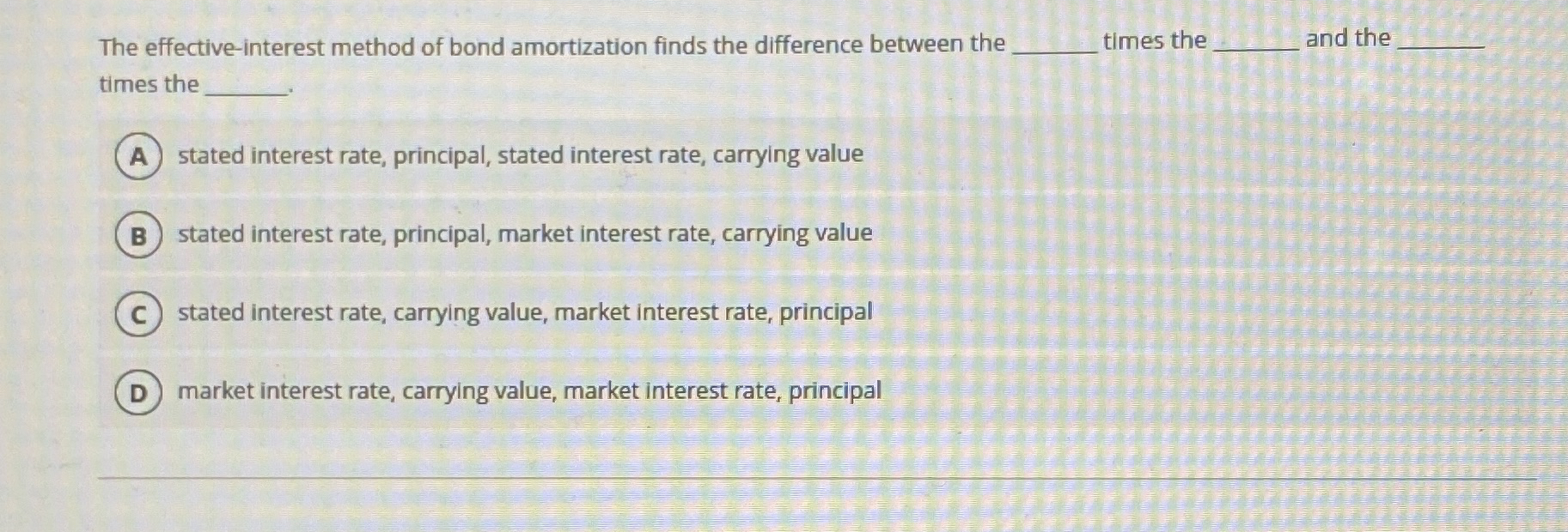 Solved The Effective Interest Method Of Bond Amortization 7658