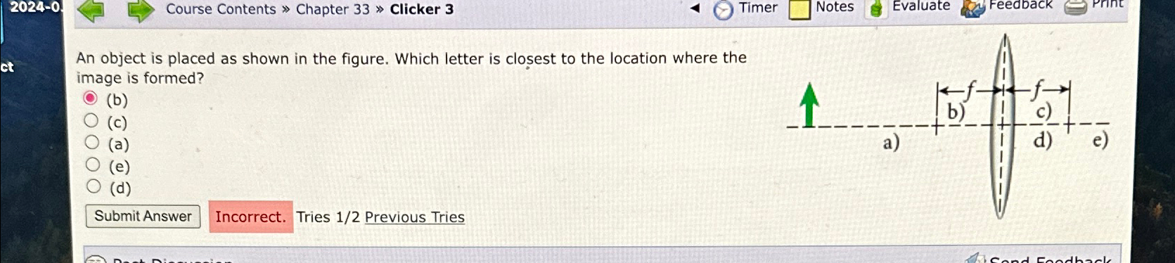 Solved Course Contents » ﻿Chapter 33≫ ﻿Clicker | Chegg.com