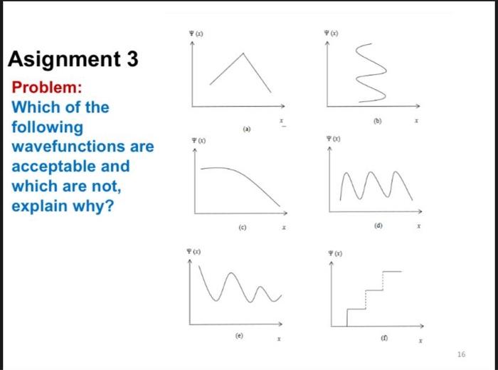 Solved Asignment 3 Problem: Which of the following | Chegg.com