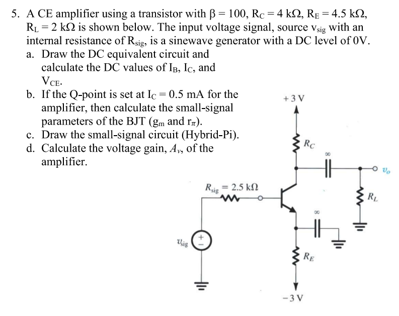 Solved For NPN BJTs assume that V_(BE(on))=0.7V and | Chegg.com