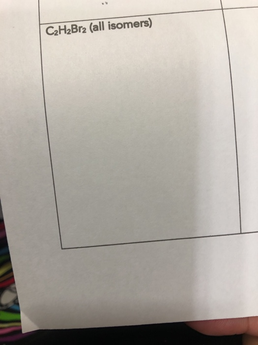 Solved C2H2Br2 (all isomers) | Chegg.com