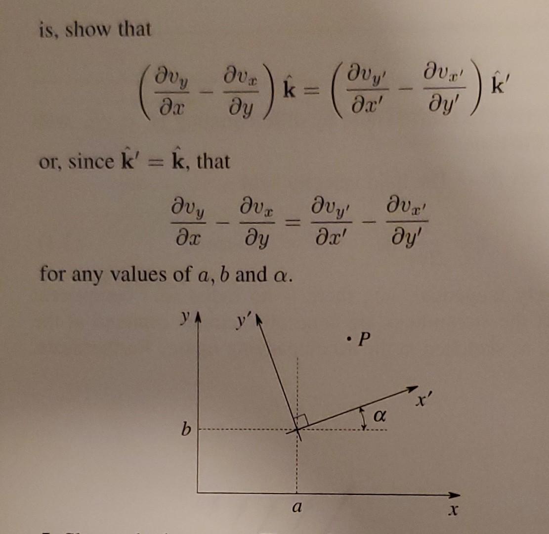 Solved 4. (Invariance property of curl v ) Let a C1 vector | Chegg.com