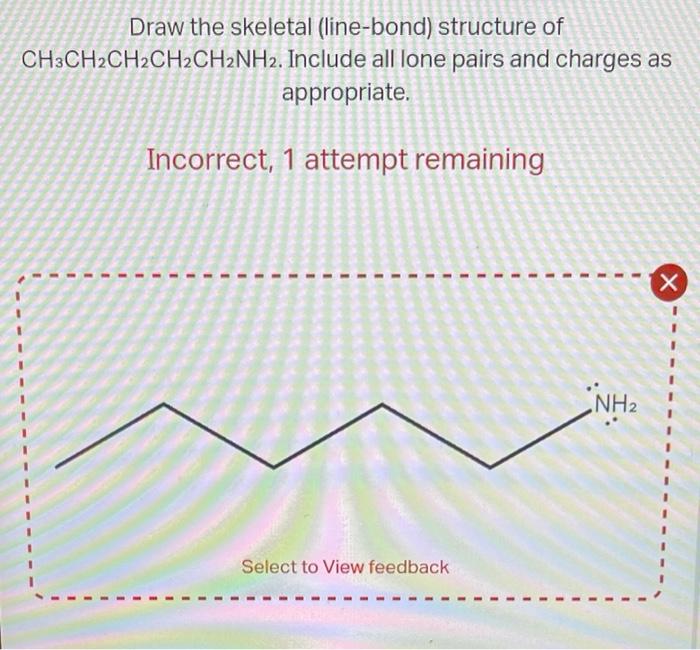 Solved Draw the skeletal (line-bond) structure of | Chegg.com