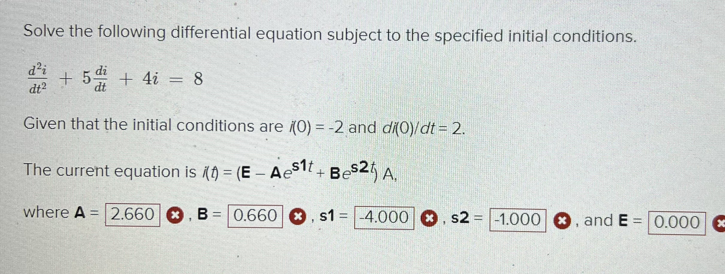 Solved Solve the following differential equation subject to | Chegg.com