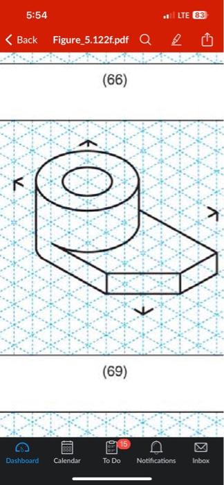 Solved how to draw top, right side and front view on | Chegg.com