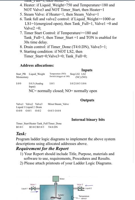 LAB 2 Process Tank Control Systems Purpose This lab | Chegg.com