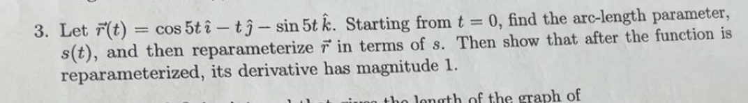 Solved Let vec(r)(t)=cos5that(ı)-that(ȷ)-sin5that(k). | Chegg.com
