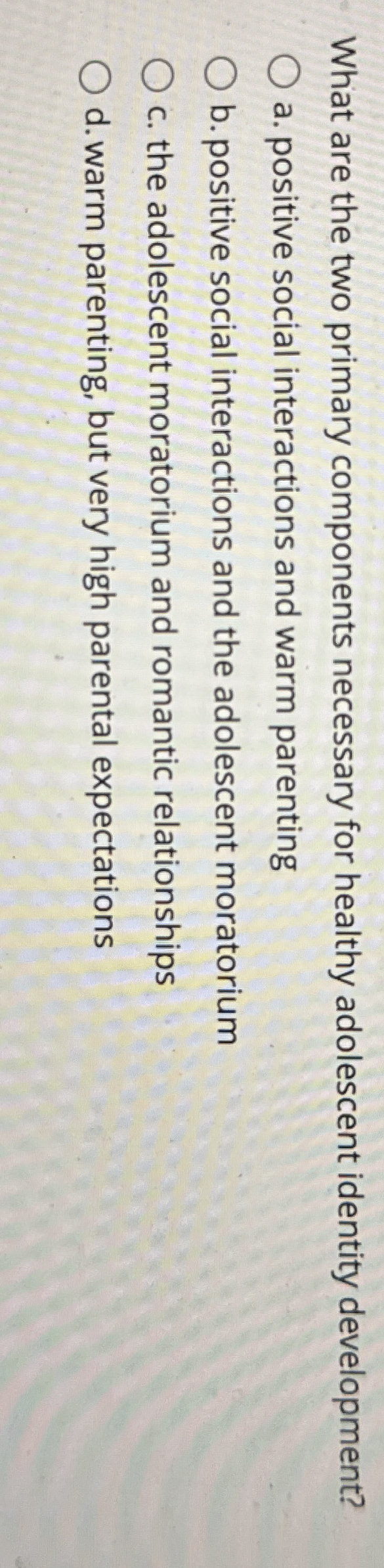 Solved What are the two primary components necessary for | Chegg.com