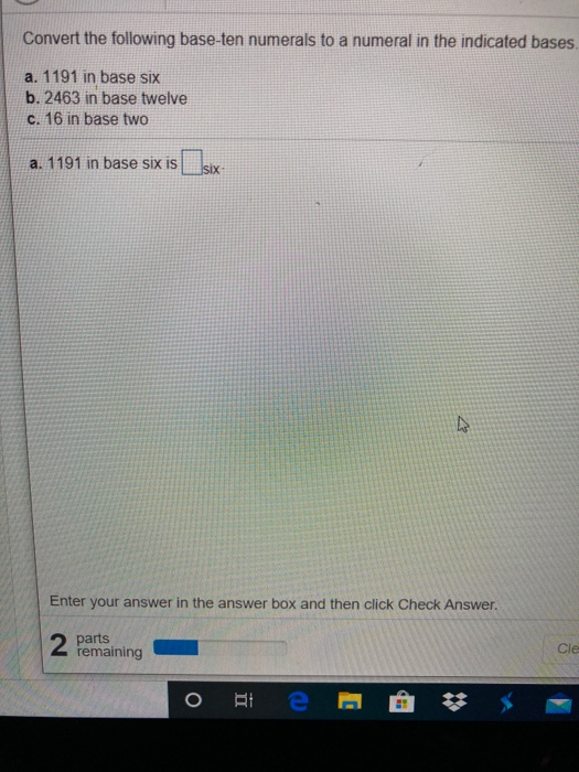 Solved Convert the following base-ten numerals to a numeral | Chegg.com