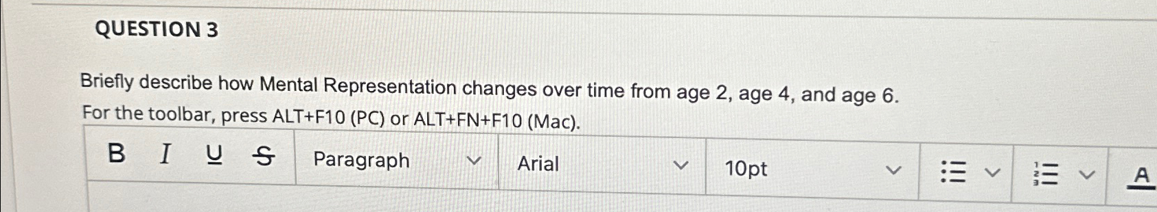 Solved QUESTION 3Briefly describe how Mental Representation | Chegg.com