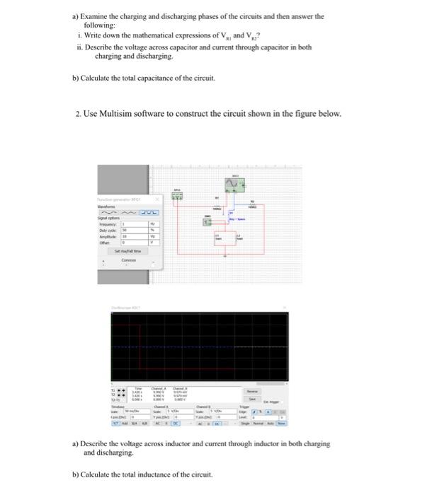 Solved 1. Using Multisim construct the following circuit: | Chegg.com