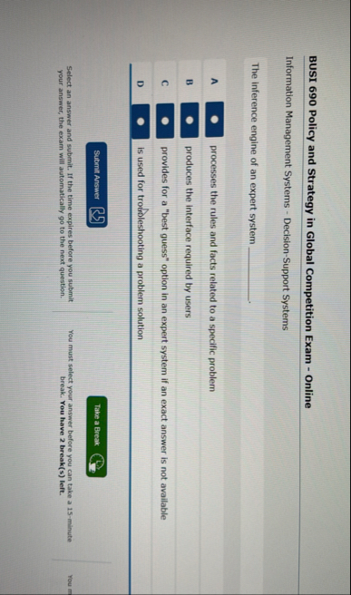 Solved BUSI 690 ﻿Policy and Strategy in Global Competition | Chegg.com