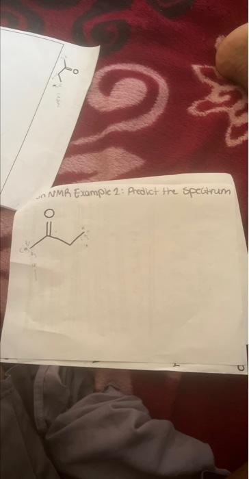 Solved NMR Example 2: Predict the spectrum | Chegg.com