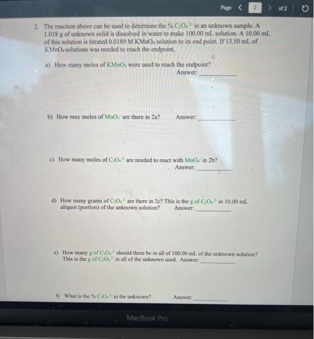 Solved Show calculations. Use proper significant figures. | Chegg.com