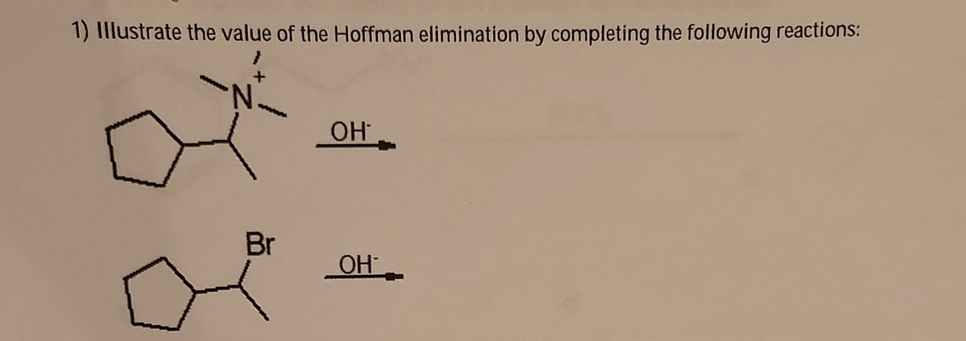 Solved 13) Write in the reactants needed to make the | Chegg.com