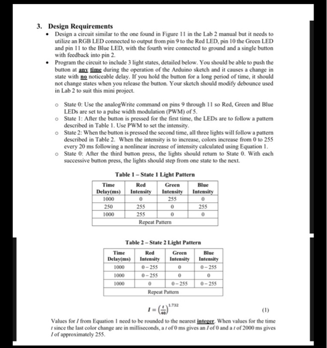Solved 3. Design Requirements Design a circuit similar to | Chegg.com