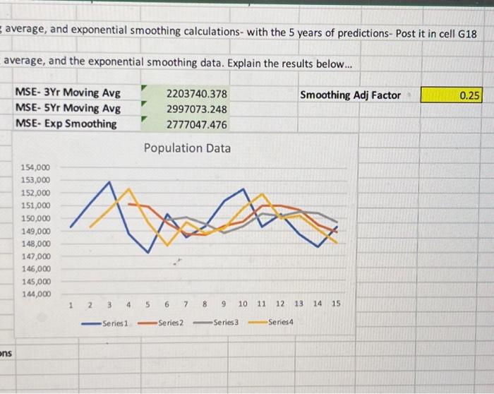 Solved Using the mean squared errors- Which caliculation | Chegg.com
