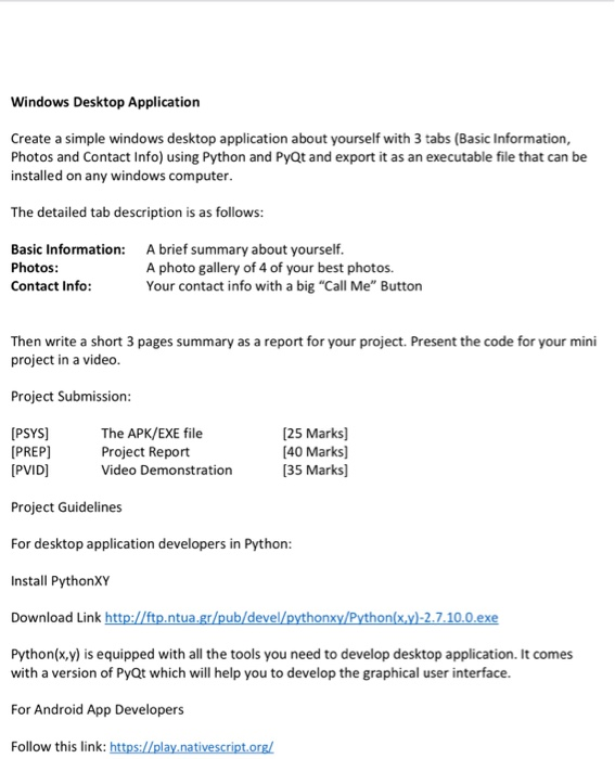 Windows Desktop Application Create a simple windows | Chegg.com