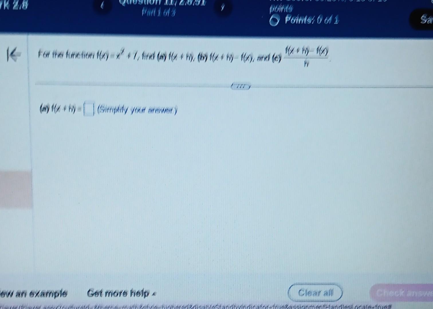 Solved Sw an example Get more help . Clear all | Chegg.com