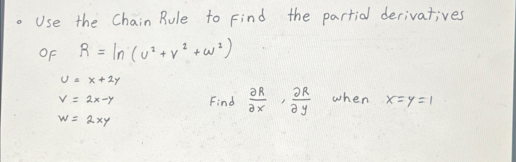 Solved Use the Chain Rule to find the partial derivatives | Chegg.com