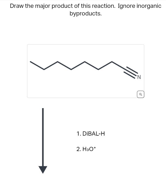 Solved Draw the major product of this reaction. Ignore | Chegg.com