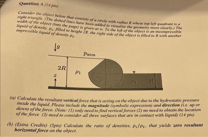Solved Consider the object below that consists of a circle | Chegg.com