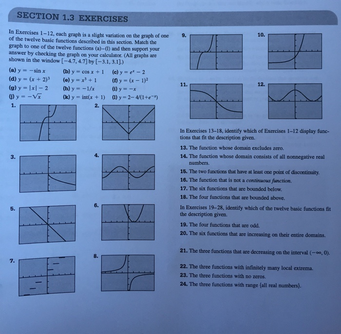 Solved Section 13 Exercises 9 10 In Exercises 1 12 Each 