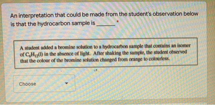 Solved Select all saturated compounds. * | Chegg.com