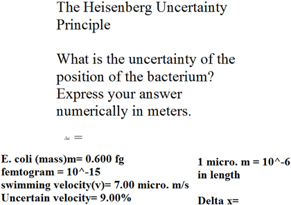 Solved The Heisenberg Uncertainty Principle What is the | Chegg.com