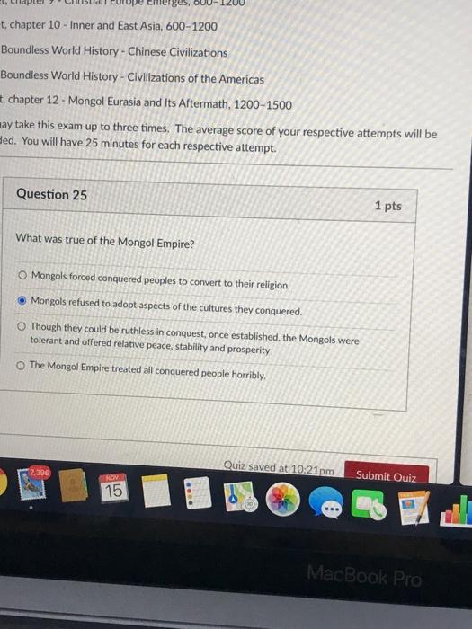 Solved ges, t. chapter 10 - Inner and East Asia, 600-1200 | Chegg.com