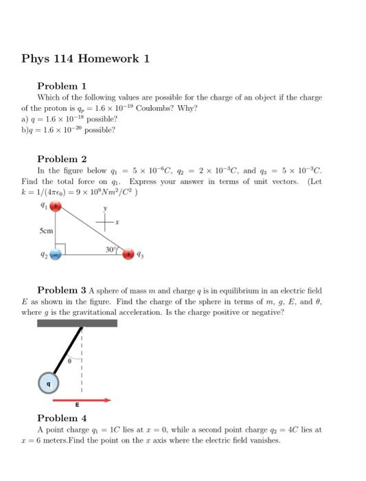Solved Problem 1 Which of the following values are possible | Chegg.com