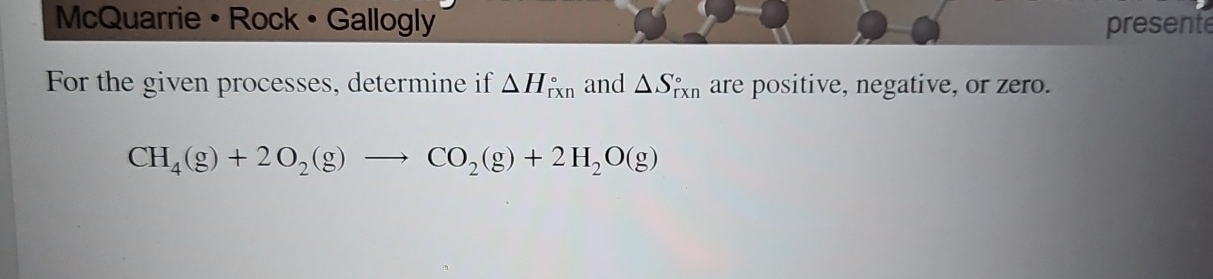 Solved McQuarrie * ﻿Rock * ﻿GalloglyFor the given processes, | Chegg.com