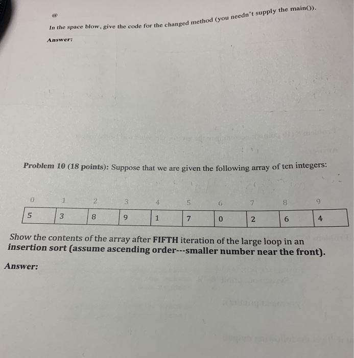 Solved Problem 9 (14 points): When running the following | Chegg.com Solved Problem 9 (14 points): When running the following | Chegg.com