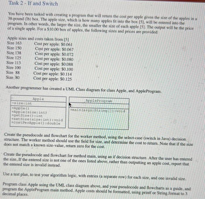 Solved You have been tasked with creating a program that | Chegg.com