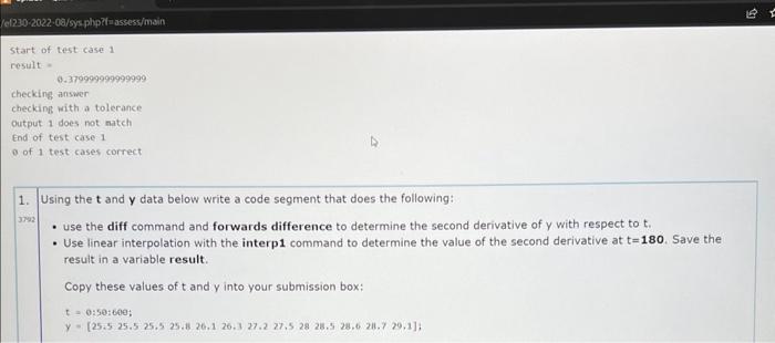 Start of test case 1 result = 0.379999999999999 | Chegg.com