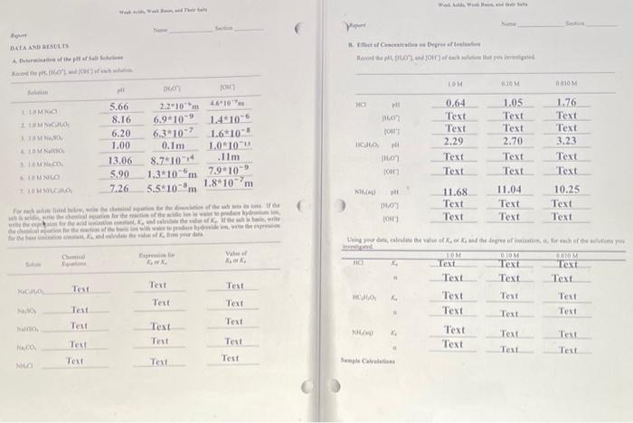 please fill out the missing blanks! | Chegg.com