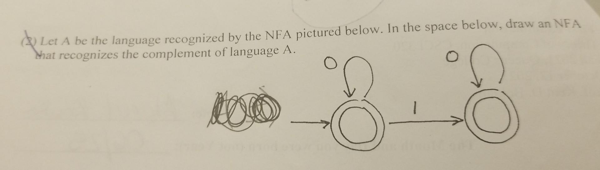 Solved Du Let A be the language recognized by the NFA | Chegg.com