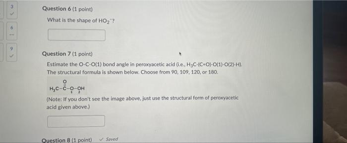 Solved Question 6 (1 point) What is the shape of HOZ? 9 | Chegg.com