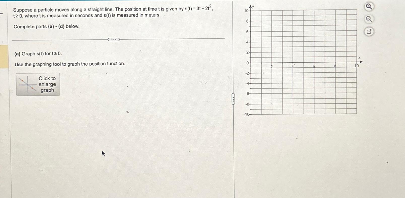 Solved Suppose a particle moves along a straight line. The | Chegg.com