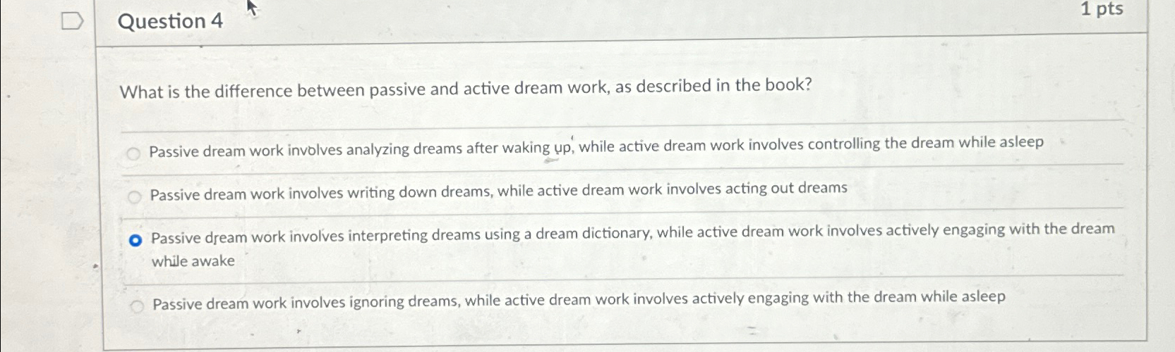Solved Question 41ptsWhat is the difference between passive | Chegg.com