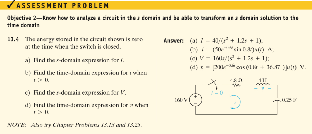 Solved ASSESSMENT PROBLEMObjective 2-Know how to analyze a | Chegg.com