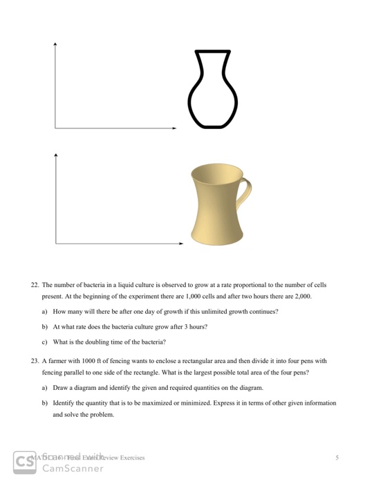 MATH 116 - Final Exam Review Exercises Note: You must | Chegg.com